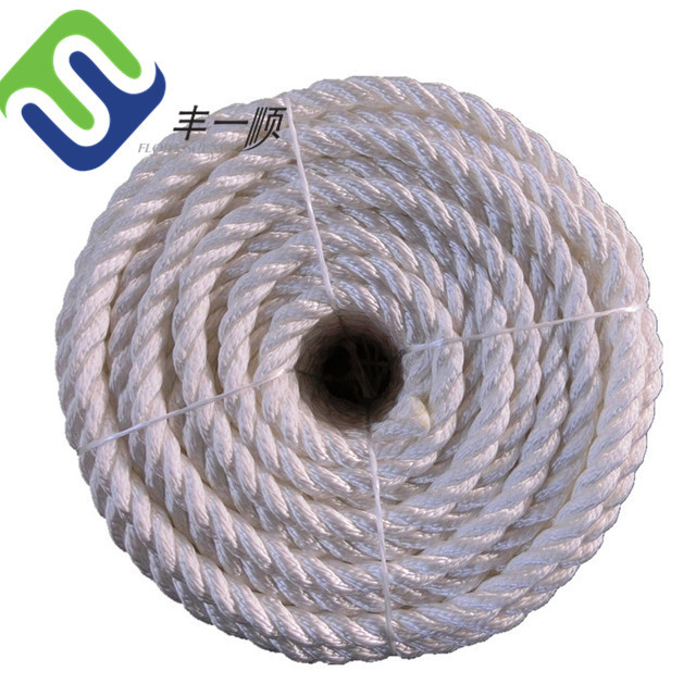 Twist 3 Untai Tali Nilon Diameter 6mm 8mm 10mm Marine Ropes